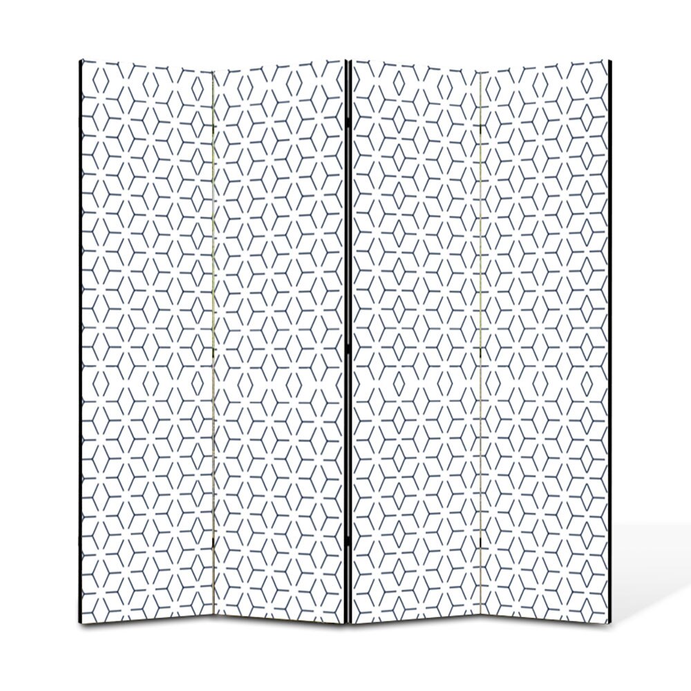 Paravan de Camera Premium Modern BTex ArtDecoMag din 4 Panouri Flori ...