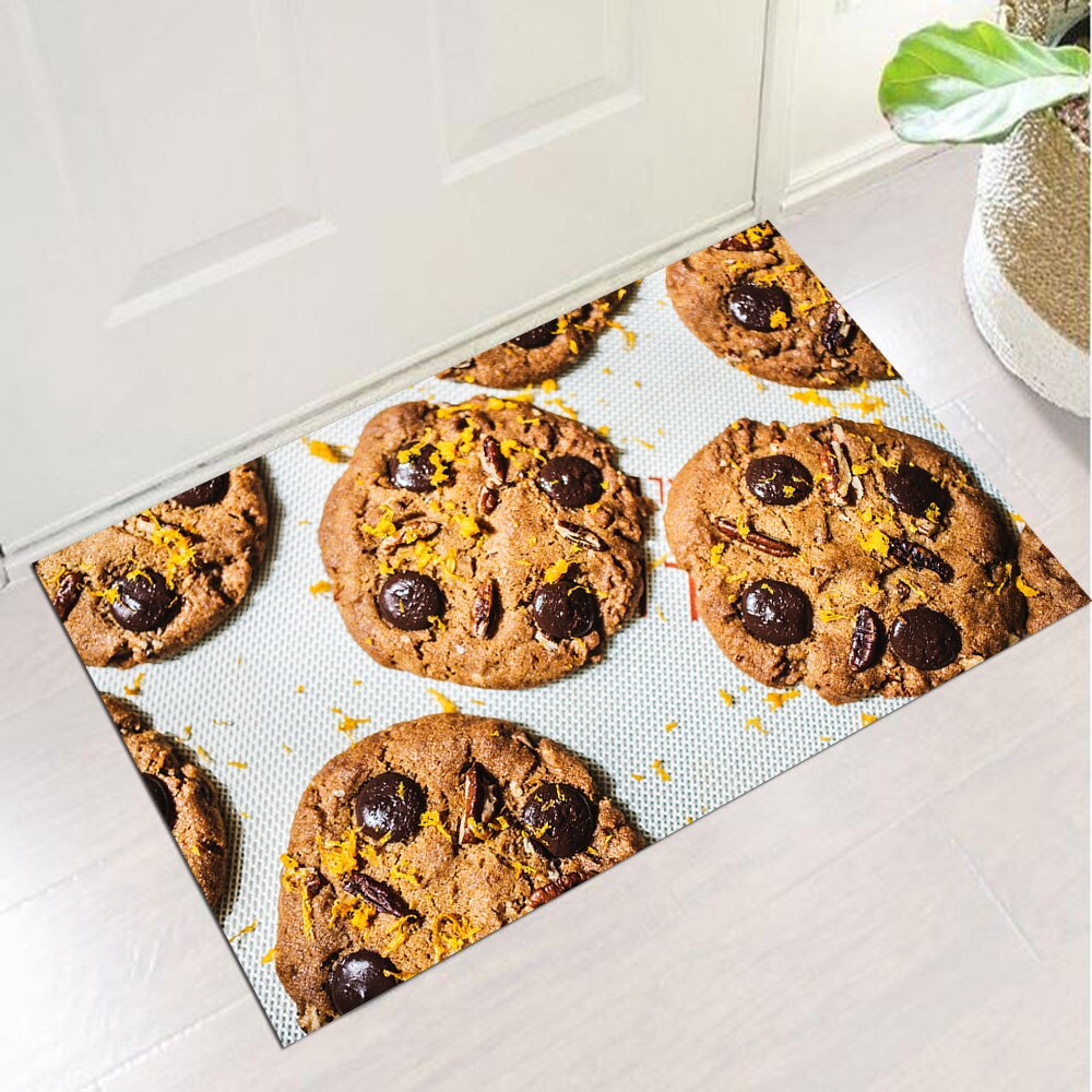 Covor Intrare Impermeabil Pres PVC Art Factory Fursecuri cu ciocolata ...