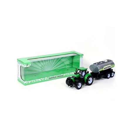 Tractor agricol cu cisterna de apa, MK Toys, Verde - eMAG.ro