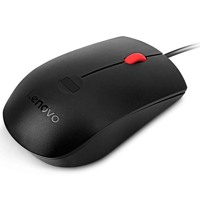 Mouse Lenovo Fingerprint Biometric, USB, optic, 1600 dpi, Negru ...