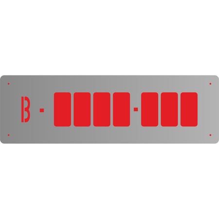 Sablon numerotare si identificare stupi - Bucuresti - eMAG.ro