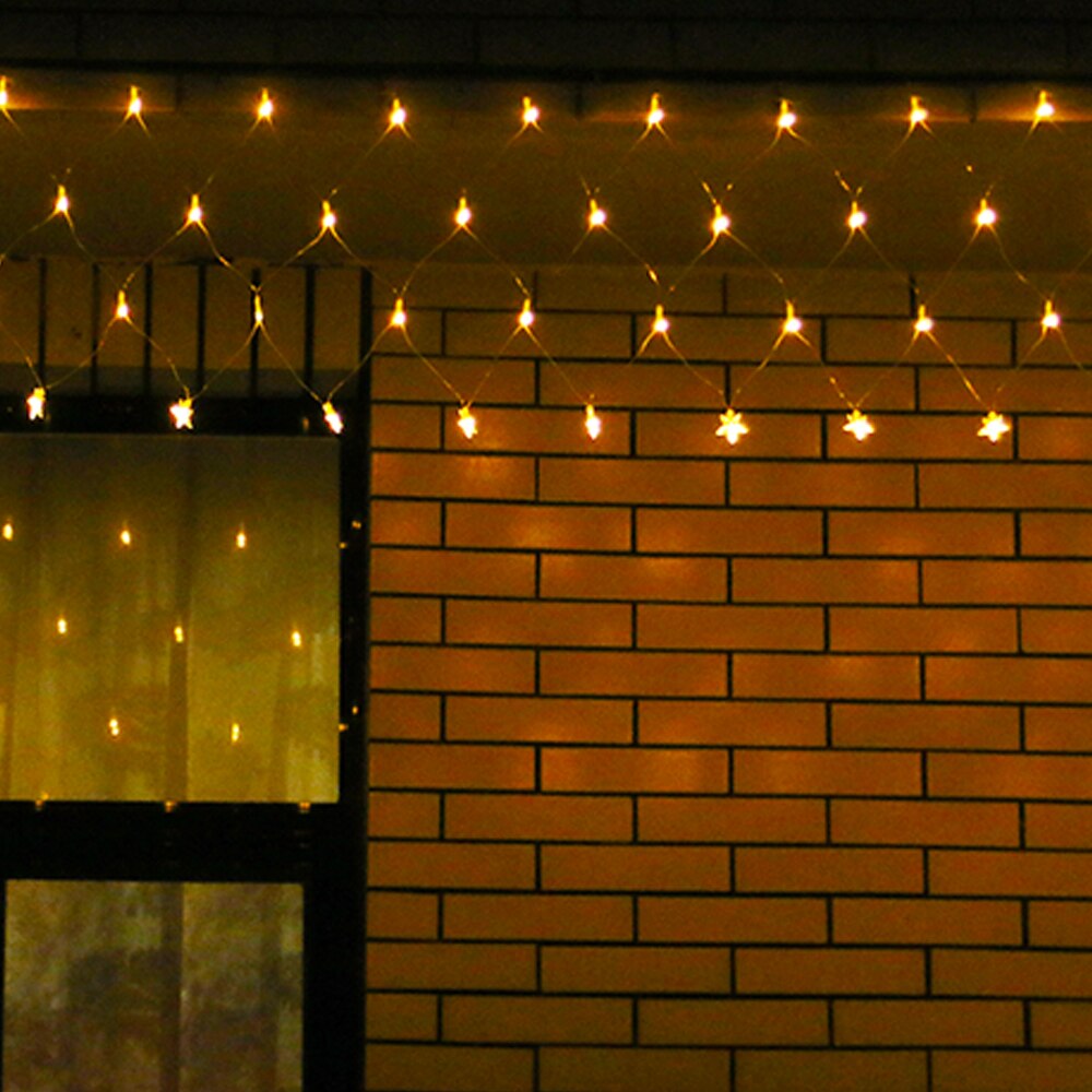 Коледни лампички Flippy®, тип Мрежа, 6 M X 0,5 M, 120 LED, Свързани Помежду Си, Топъл бял - eMAG.bg