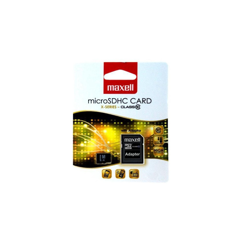 Карта памет micro SDHC Maxell, 32 GB, Class 10 + Адаптер - eMAG.bg
