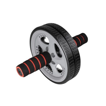 Roata Fitness dubla pentru abdomene, Power System, 4006 - eMAG.ro
