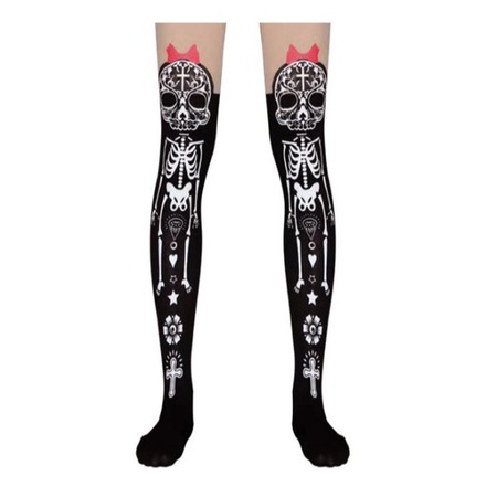 Ciorapi cu banda pentru halloween, model schelet uman - eMAG.ro