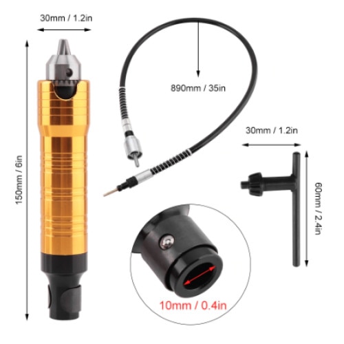 Adaptor tip Dremel cu mandrina, Mestesugaretul - eMAG.ro