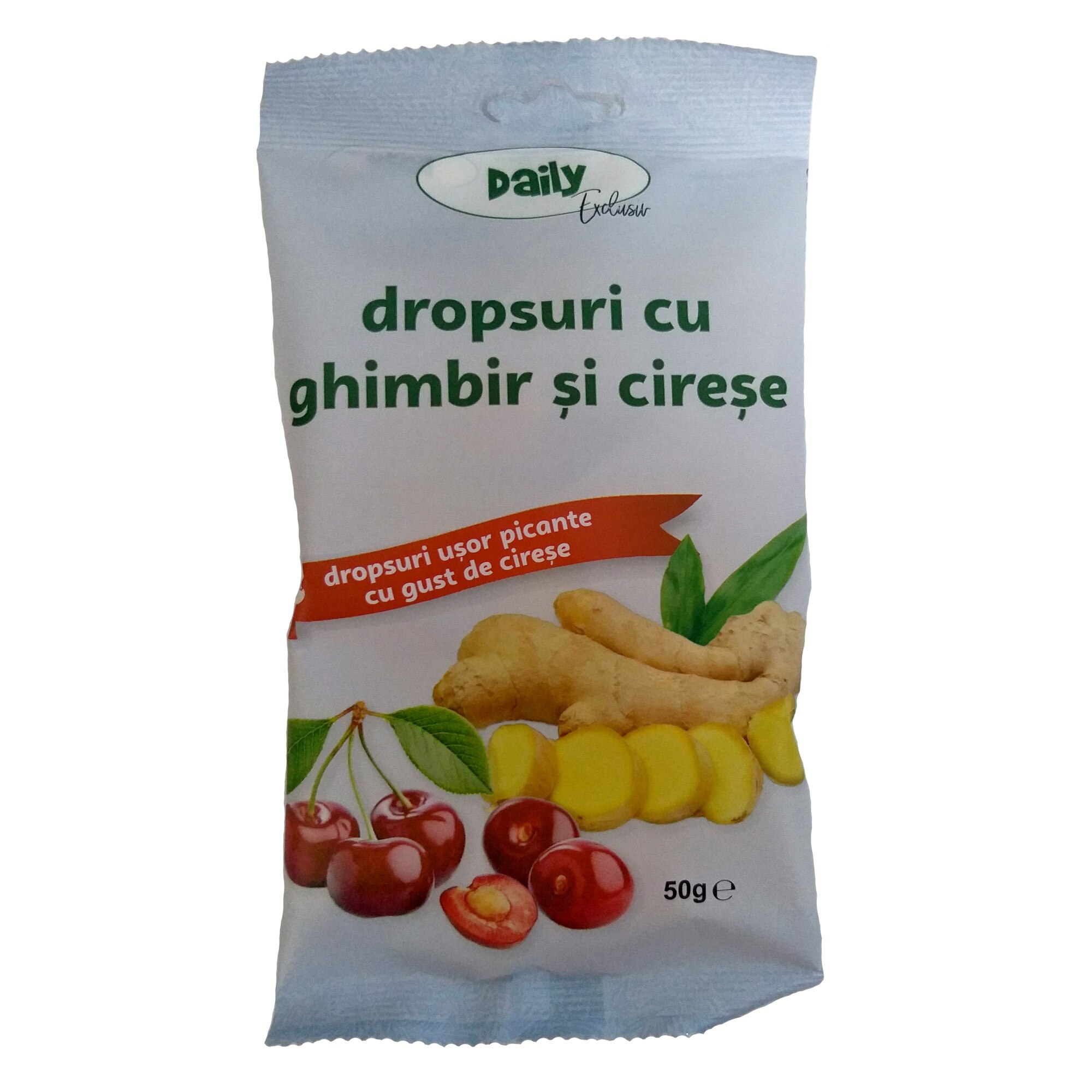 Dropsuri cu ghimbir si cirese, Daily, 50g - eMAG.ro