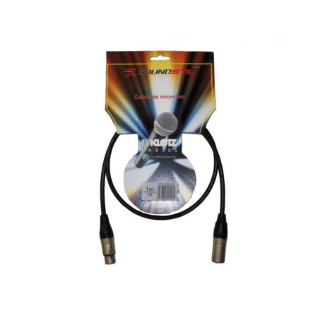 Cablu de semnal/microfon XLR-XLR KNX-2000/1 (1-metru) - eMAG.ro