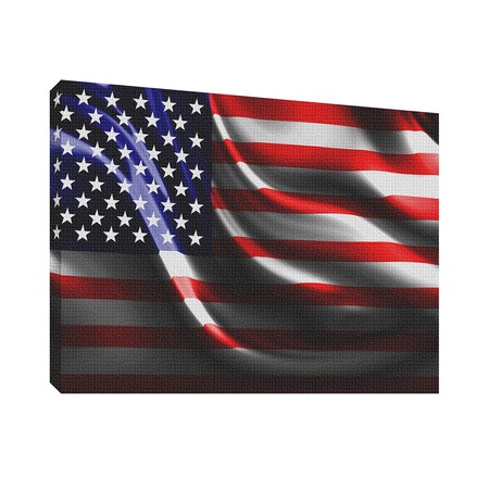 Steag american 1 - Tablou Canvas - 70x100 cm - eMAG.ro