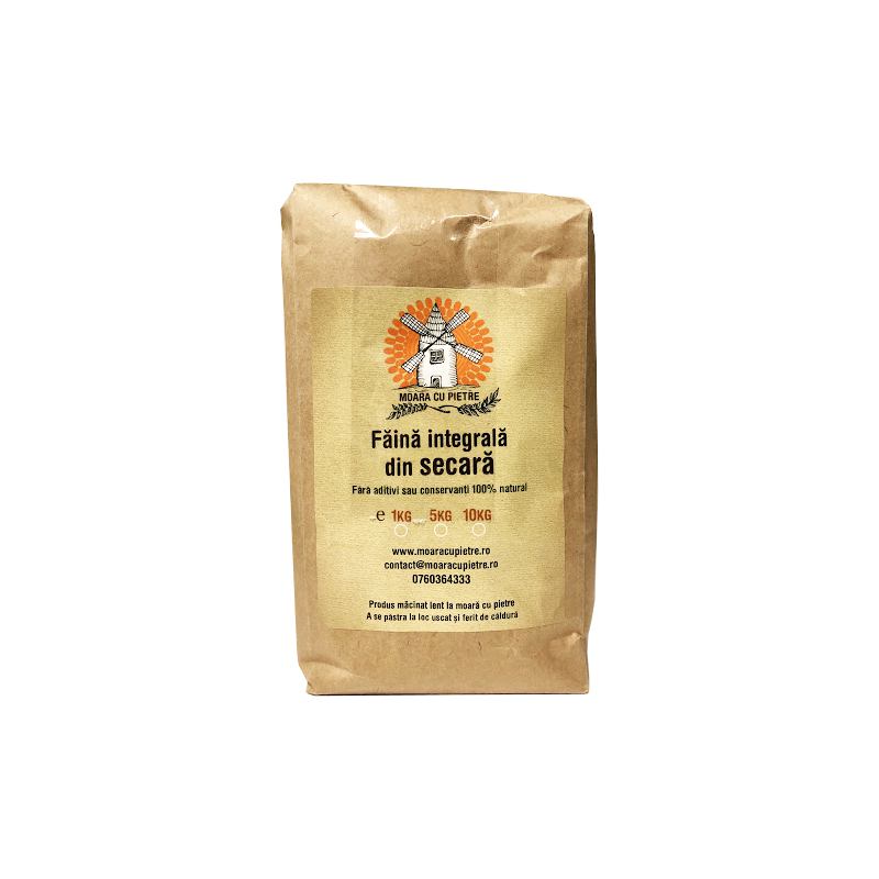 Faina integrala din secara Moara cu pietre 1kg - eMAG.ro