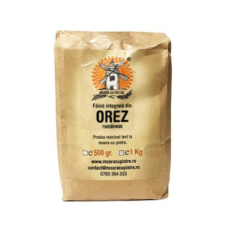 Faina integrala din orez Moara cu pietre 1kg - eMAG.ro