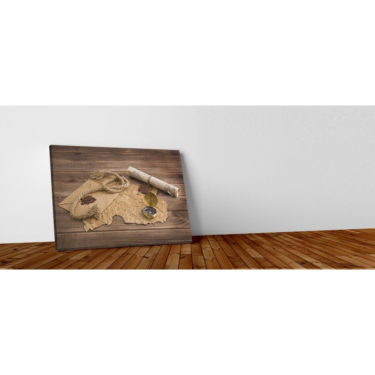 Compas vechi 2 - Tablou Canvas - 70x100 cm - eMAG.ro