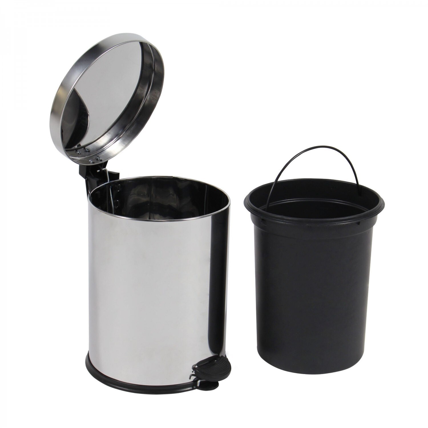 Cos gunoi inox, 5L - eMAG.ro