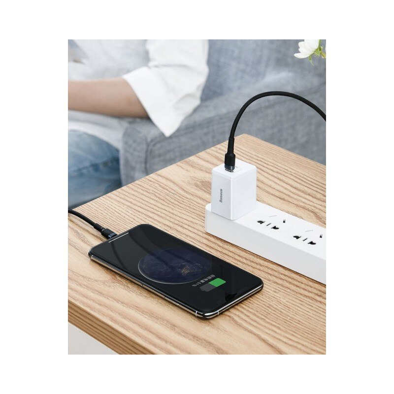 Cablu Date / Incarcare Textil Premium Baseus Cafule Usb Type C - tip ...