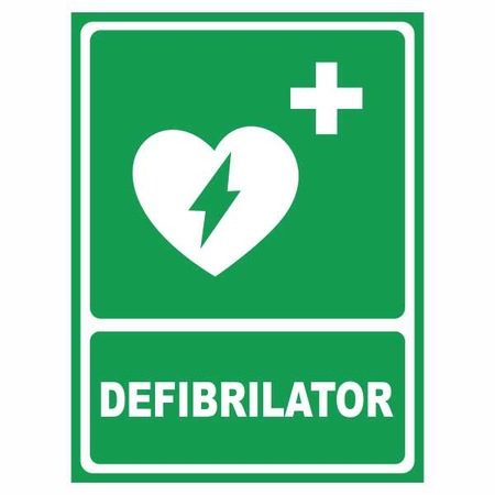 Indicator defibrilator, PVC 1mm grosime 20x26 cm - eMAG.ro