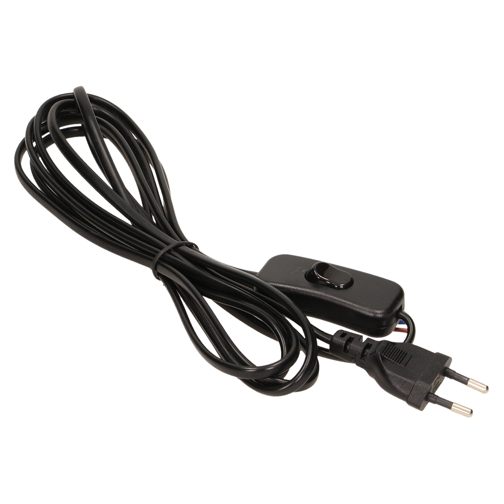Cablu de alimentare cu comutator ORNO OR-AE-1394/B, stecher plat, cablu ...
