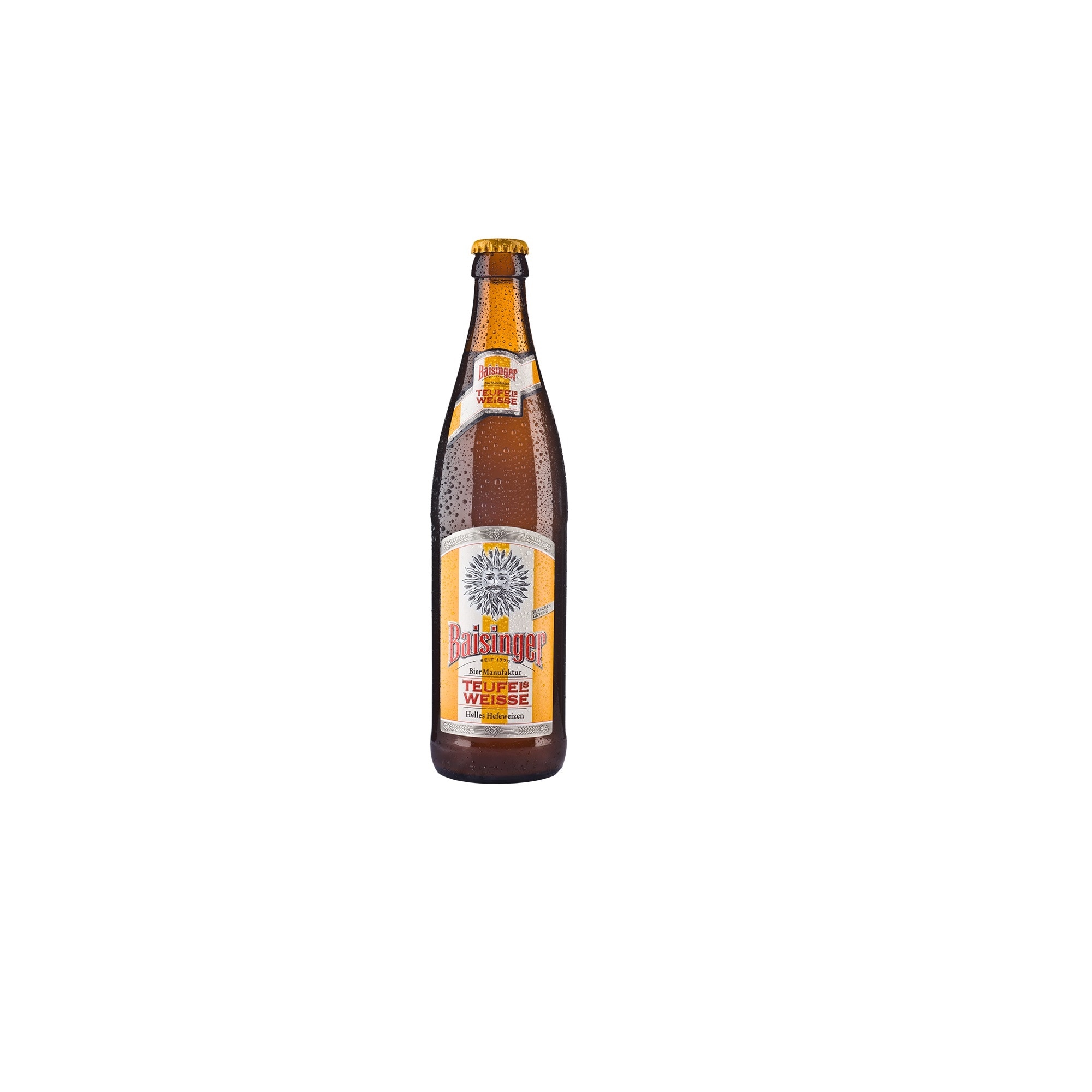 Bere din grau nefiltrata, Baisinger, Hefe Hell, sticla 0, 5 l - eMAG.ro