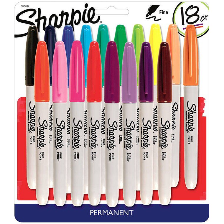 Set 18 markere Sharpie F diverse culori - eMAG.ro