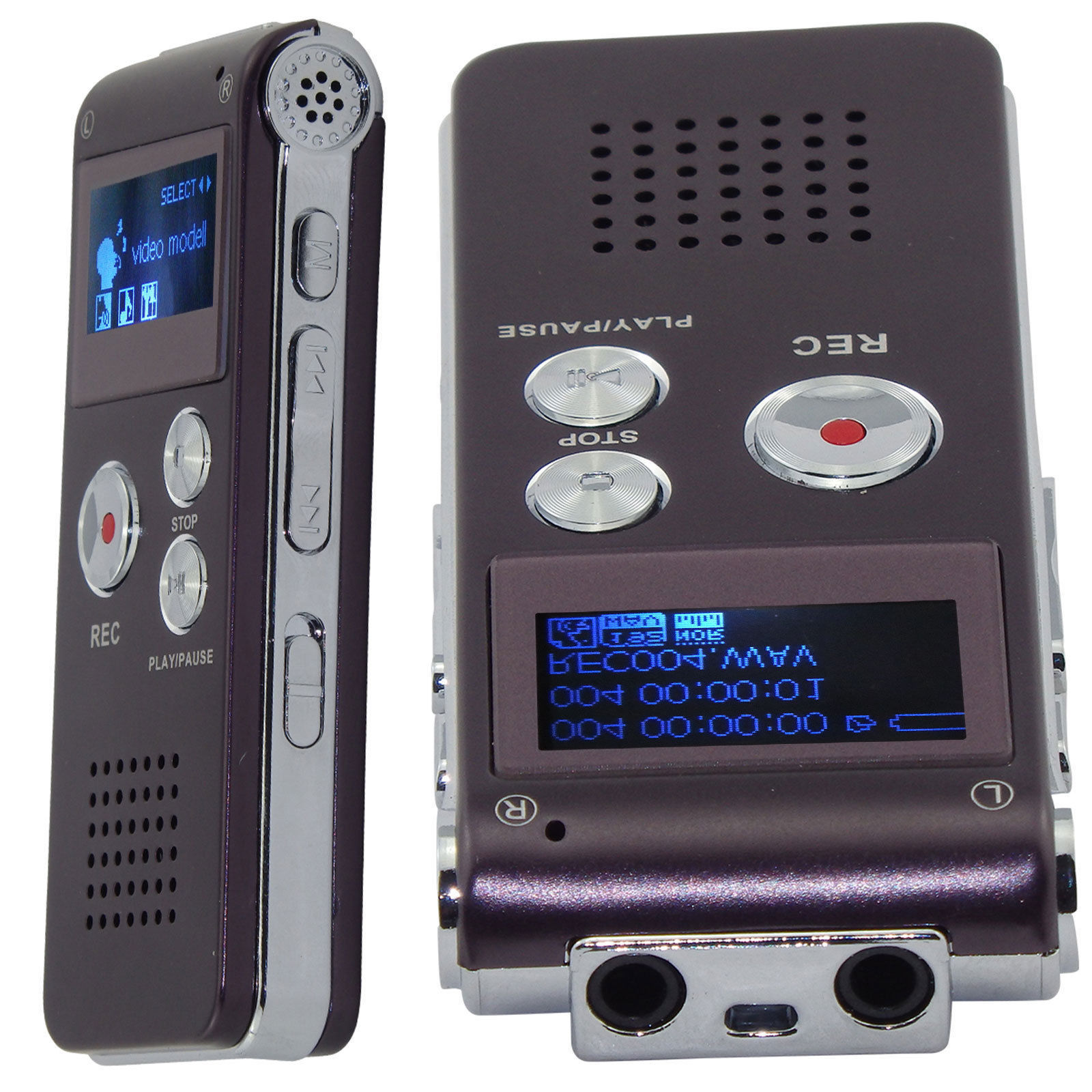 Дигитален диктофон с USB Gonga, 8GB, Презареждаем - eMAG.bg