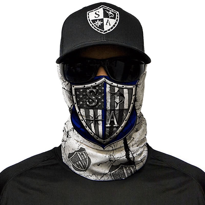 SA Co. Multifunkcionális sál Face Shield™ Blue Strong - eMAG.hu