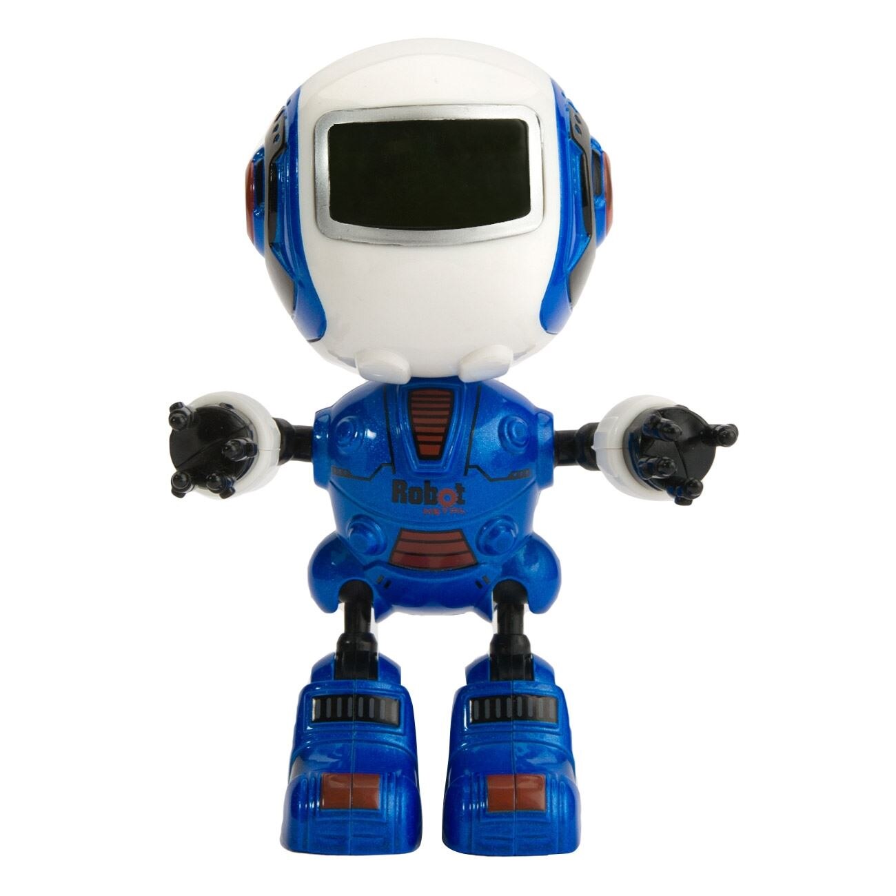 Mini robot, Zola, alb-albastru, cu sunete si lumini - eMAG.ro