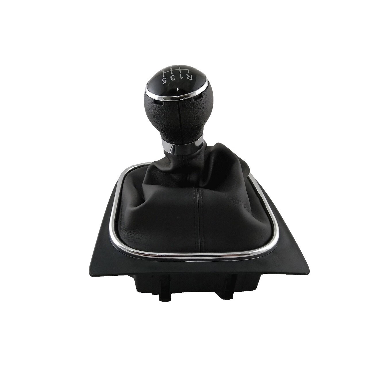 Топка с маншон за скоростен лост Volkswagen Golf 5, Черен, 6 скорости ...