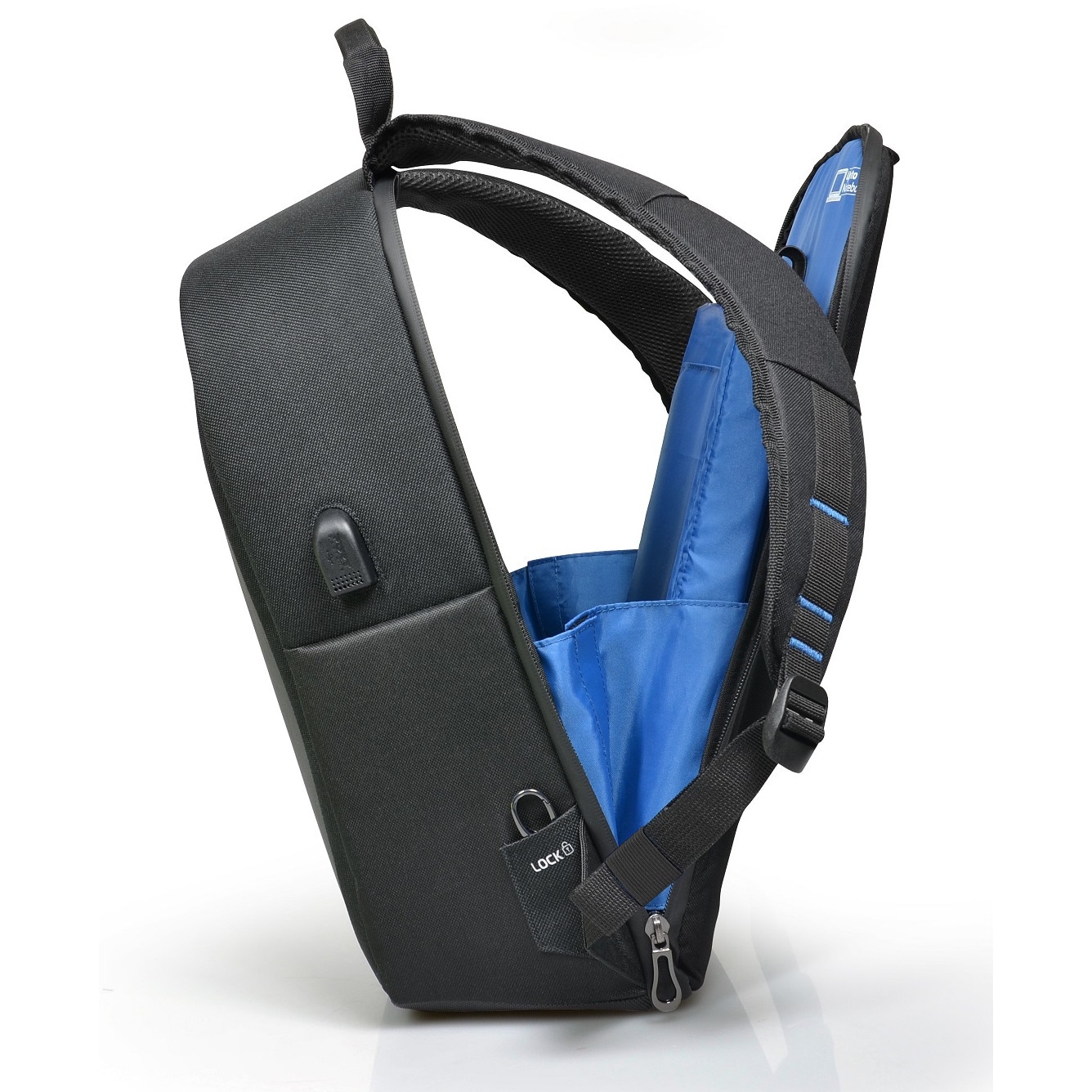 Rucsac laptop Anti-Furt Port Designs Chicago EVO BP cu port USB extern ...