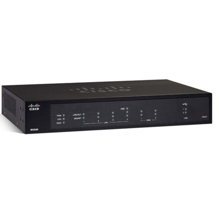 Router Wireless Cisco RV340 Dual WAN Gigabit VPN Router, RV340-K9-G5 ...