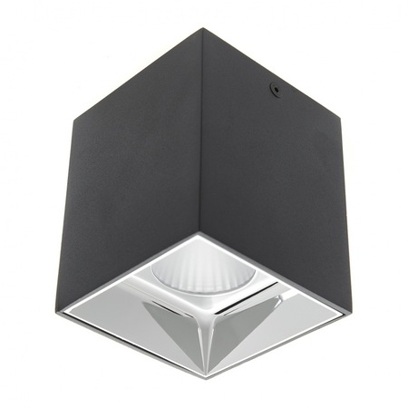 Rama aplicata, Negru/Crom, led 12w, 4000k, 2039 sl - eMAG.ro