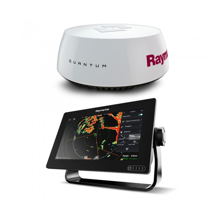 Комплект 9" дисплей Raymarine Axiom 9, GPS картограф, Wi-Fi и радар ...