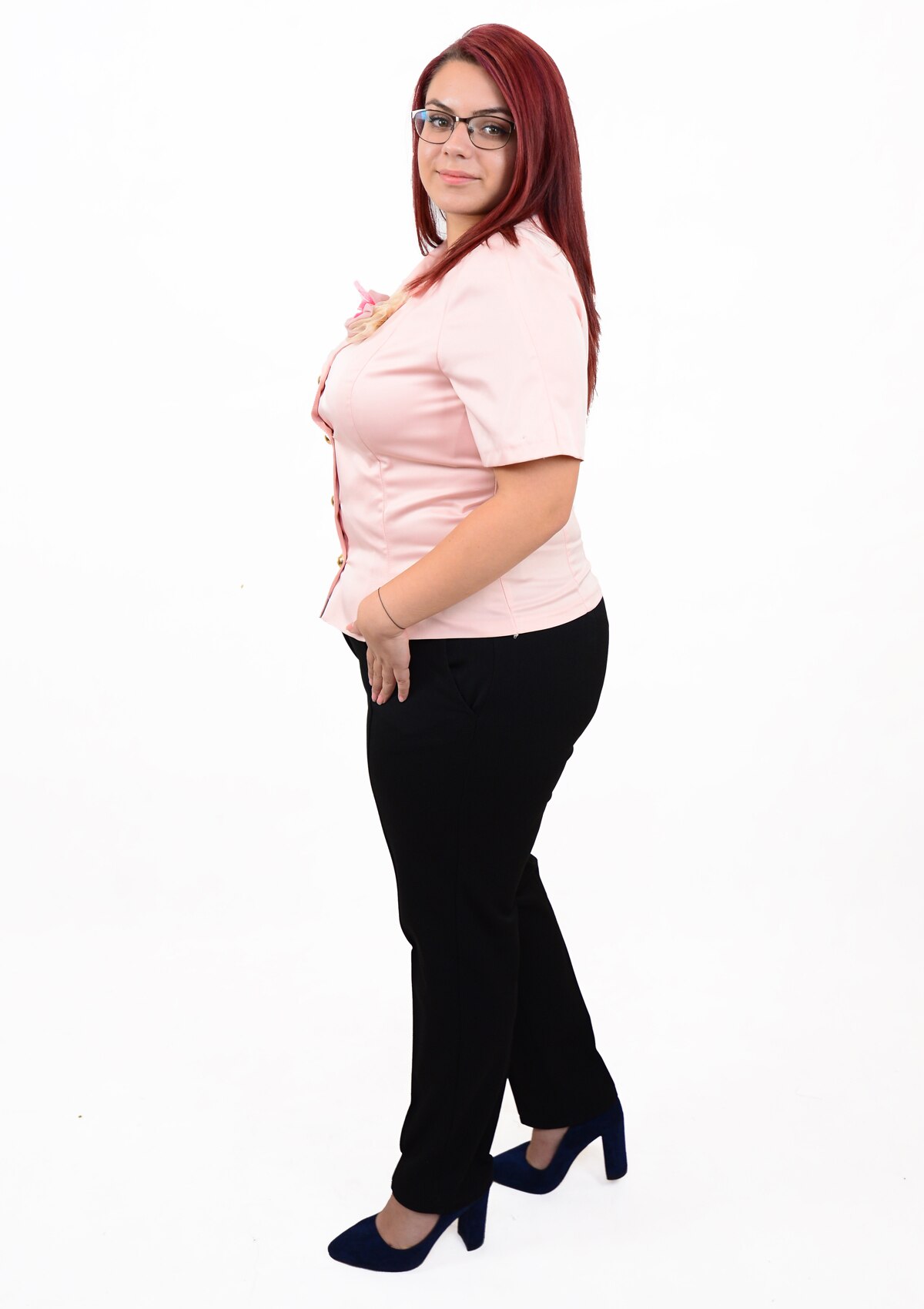 Sacou elegant, Lizzet, roz, 50 EU - eMAG.ro