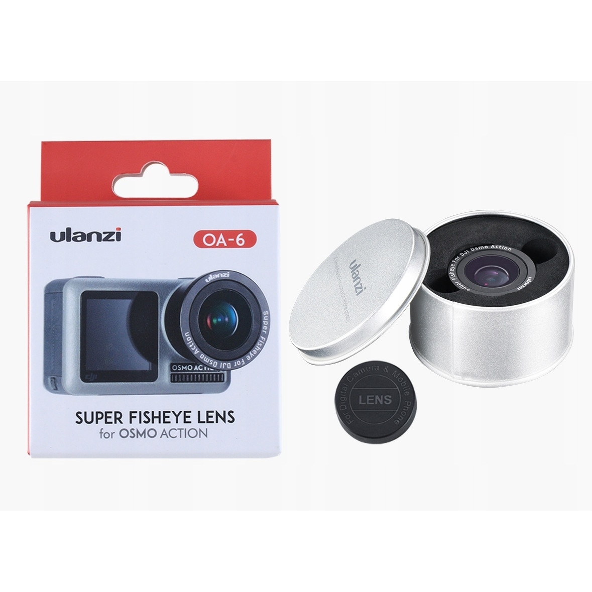 Obiectiv Ulanzi OA-6 FishEye Fish Eye 180 lentila pentru Dji Osmo ...