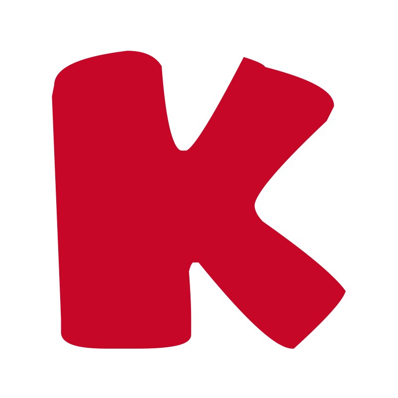 Litera decorativa K mare, lemn colorat, inaltime 15cm, Artemis Gift ...