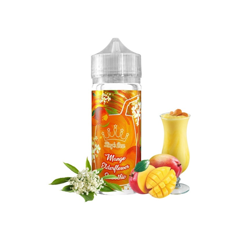 Lichid King's Dew - Mango Elderflower Smoothie ,100ml ,0mg/ml - eMAG.ro