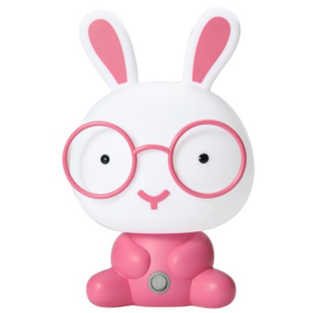 Lampa de veghe pentru copii, iepure, roz, lumina calda, Gonga - eMAG.ro