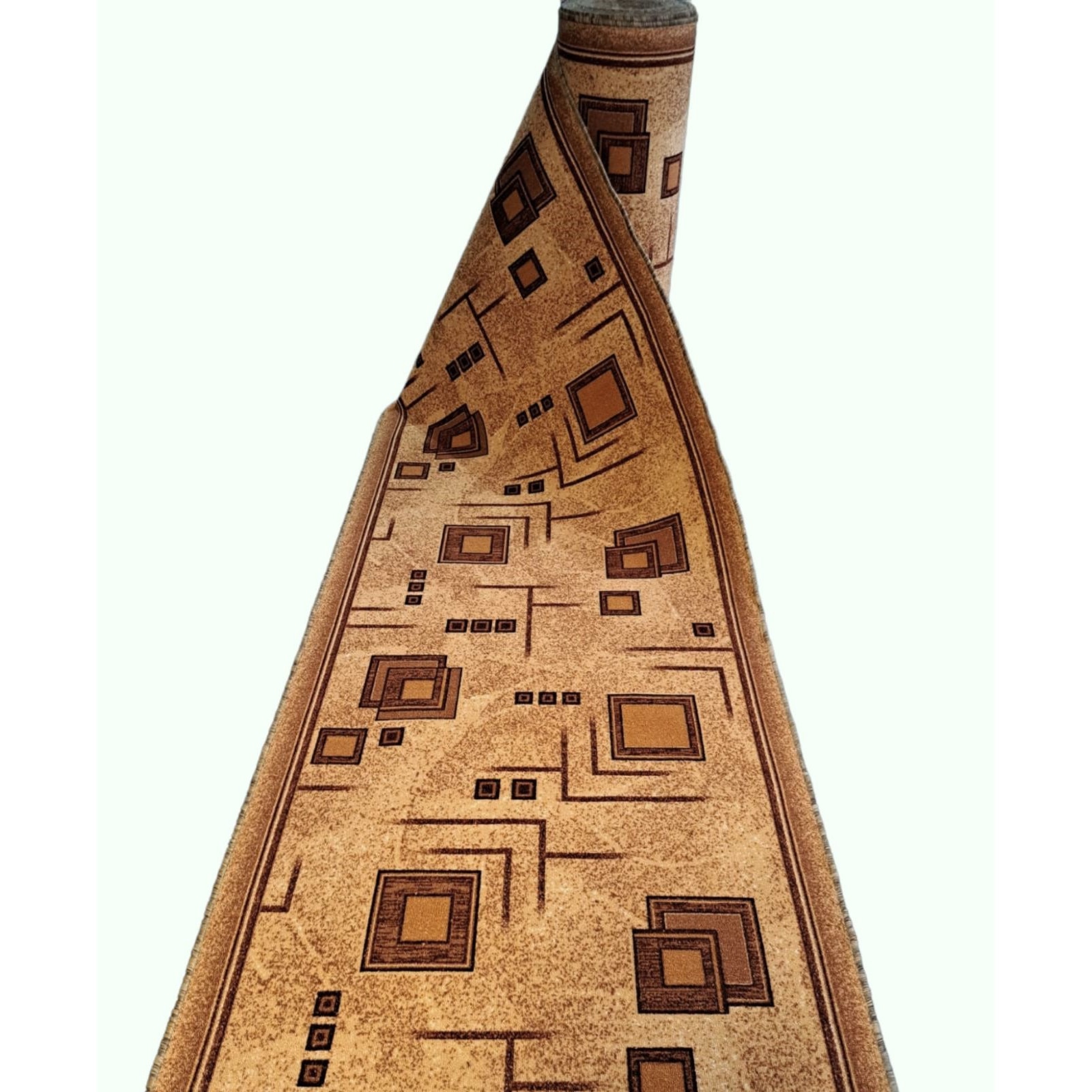 Traversa Mocheta Print Geometric, 1.5m latime cu 3.5m lungime - eMAG.ro