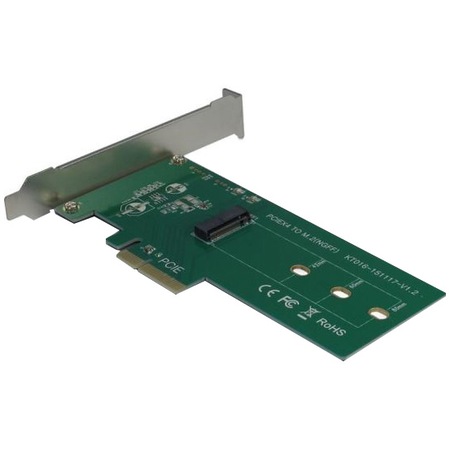 Адаптер Inter-Tech PCI-express Argus KT016 PCIe x4 към M.2 PCIe SSD ...