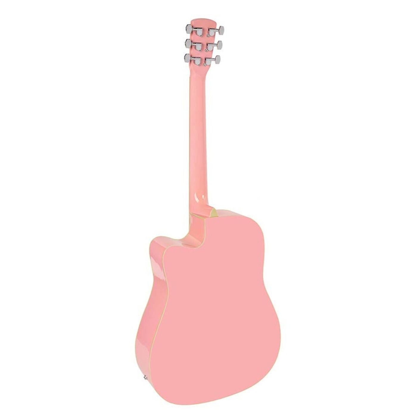 Chitara electro-acustica Nashville GSD60CE-PK dreadnought/cutaway roz ...