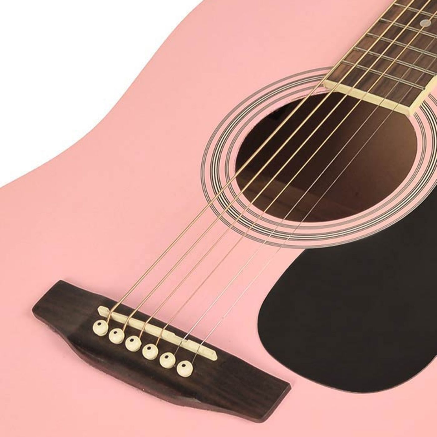 Chitara electro-acustica Nashville GSD60CE-PK dreadnought/cutaway roz ...