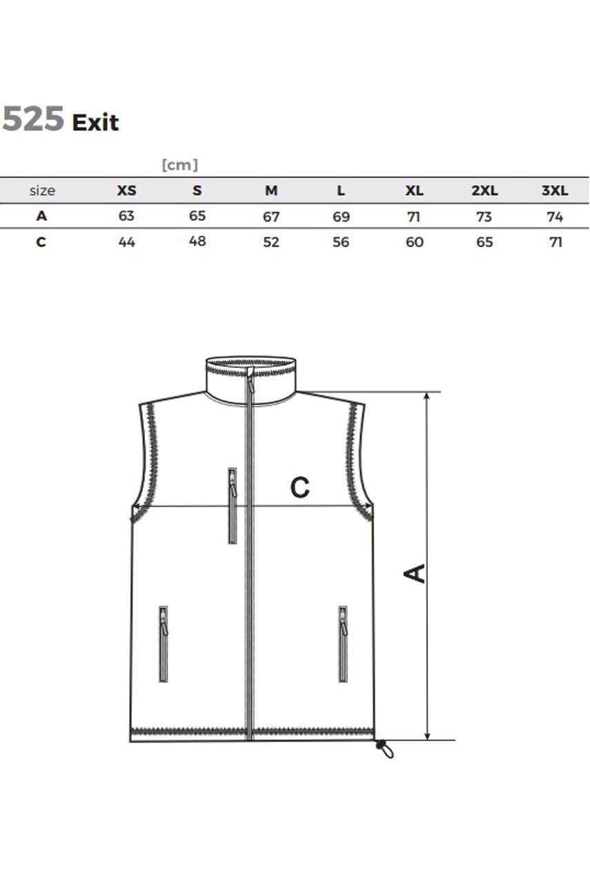 Fleece vesta unisex Exit, negru, marime XL - eMAG.ro