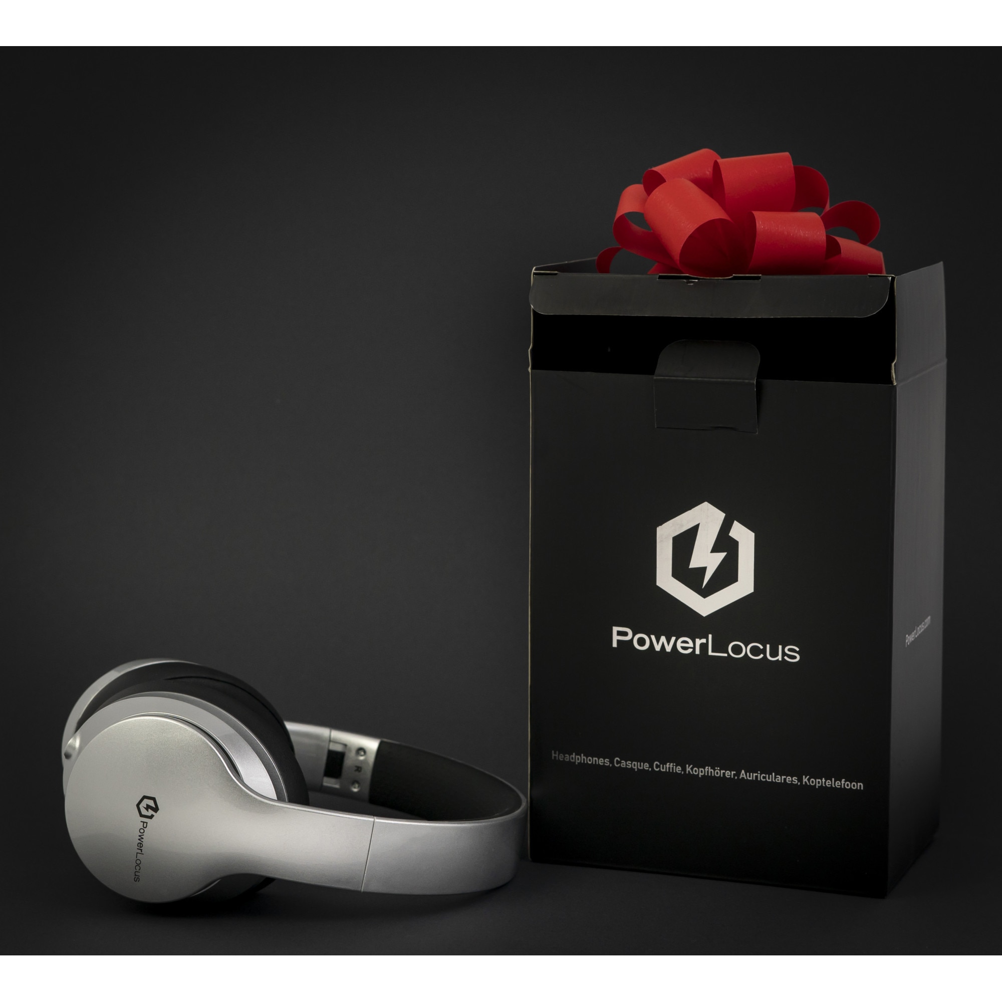 Безжични Bluetooth Слушалки, PowerLocus P6 - Silver - eMAG.bg