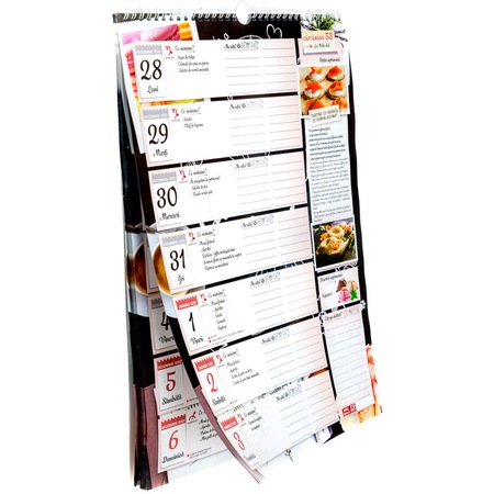 Calendar de perete saptamanal cu 54 pagini A3 fata - verso an 2021 ...