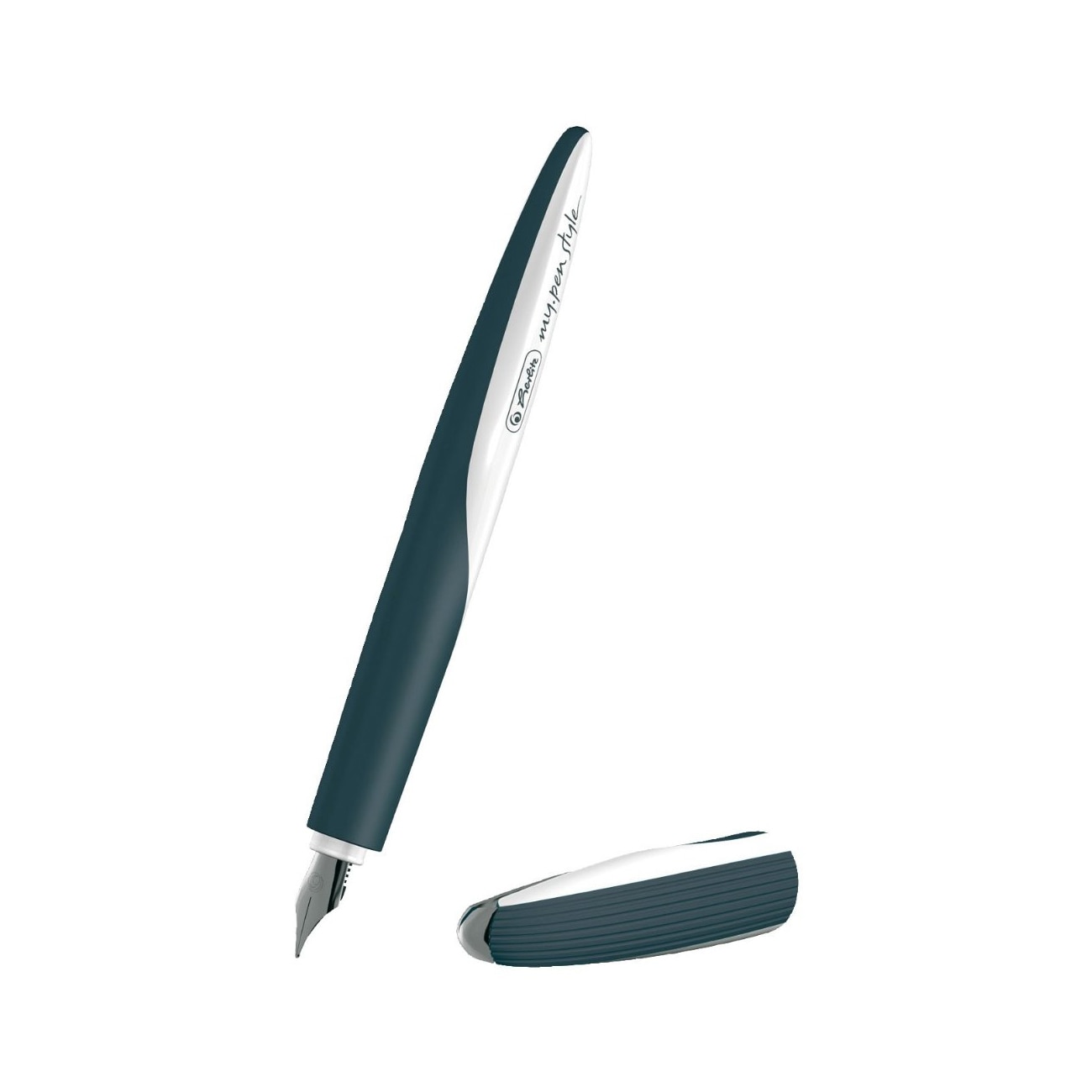 Stilou Herlitz MyPen Style, dark shale - eMAG.ro