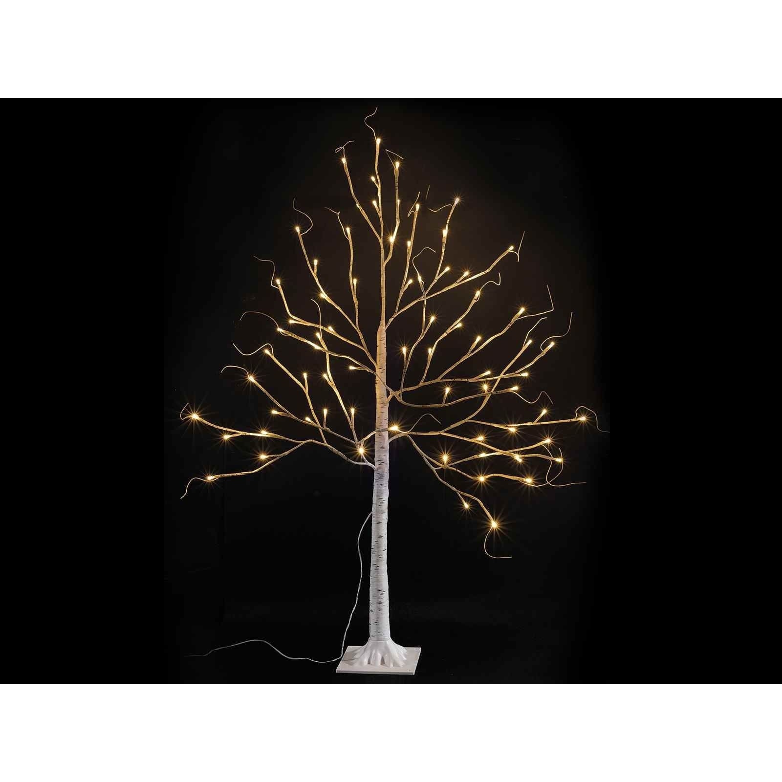 Copac decorativ alb cu led Ø 75 cm x 130 H - eMAG.ro