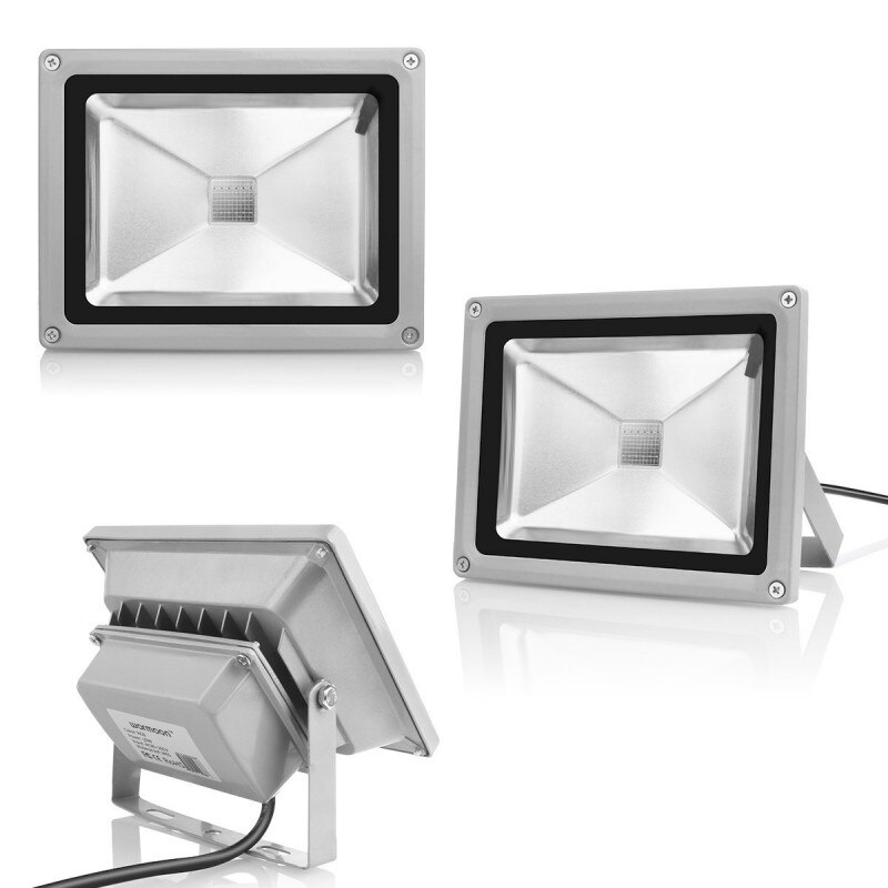 LED Прожектор Warmoon, 20 W, 2400 lm, RGB, Дистанционно, Водоустойчив ...