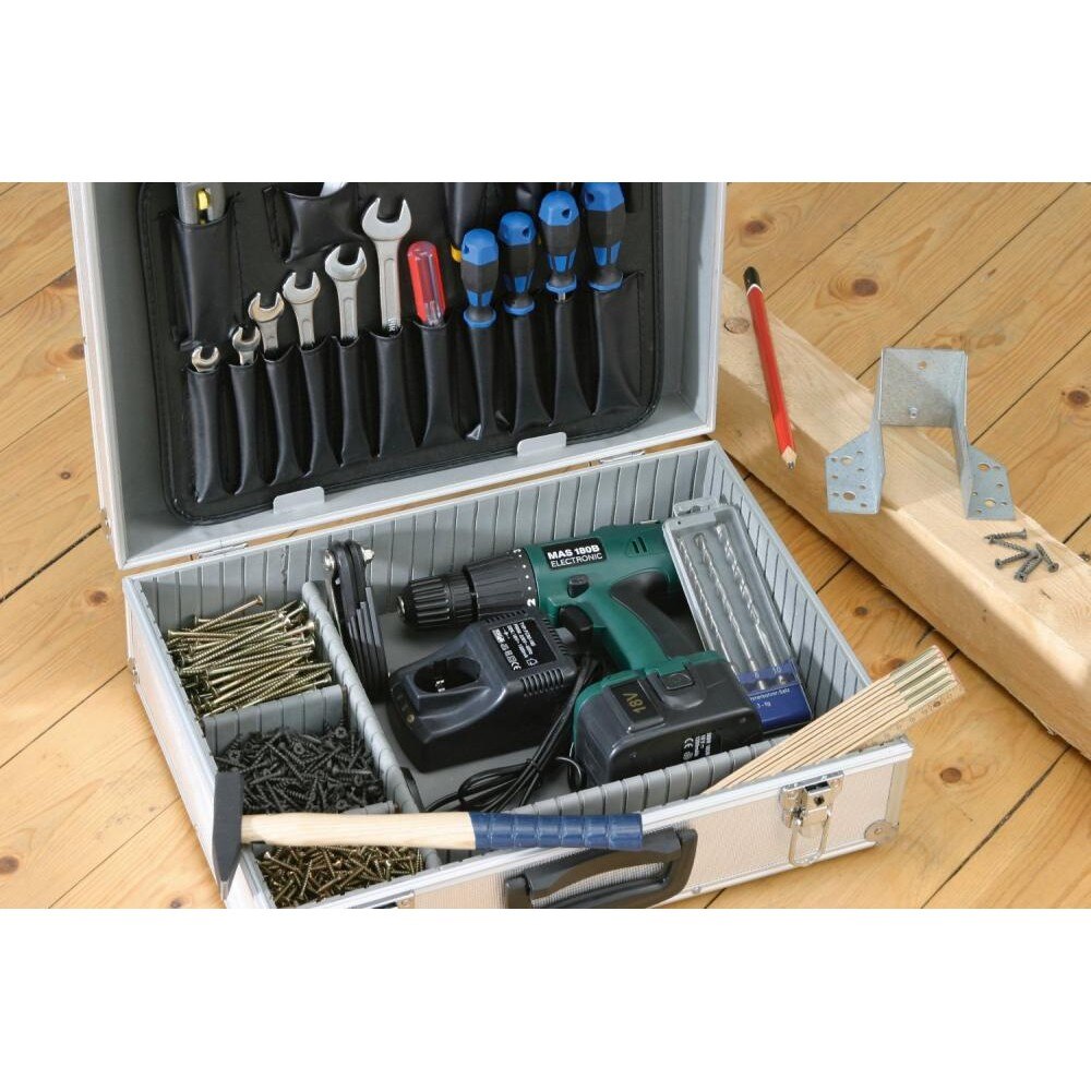 Geanta scule aluminiu 460 X 330 X 150 mm Meister - eMAG.ro