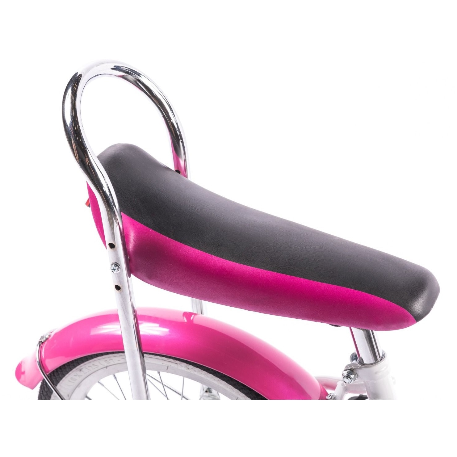 Bicicleta Pegas cu roti ajutatoare - Mezin, alb cu mov - eMAG.ro