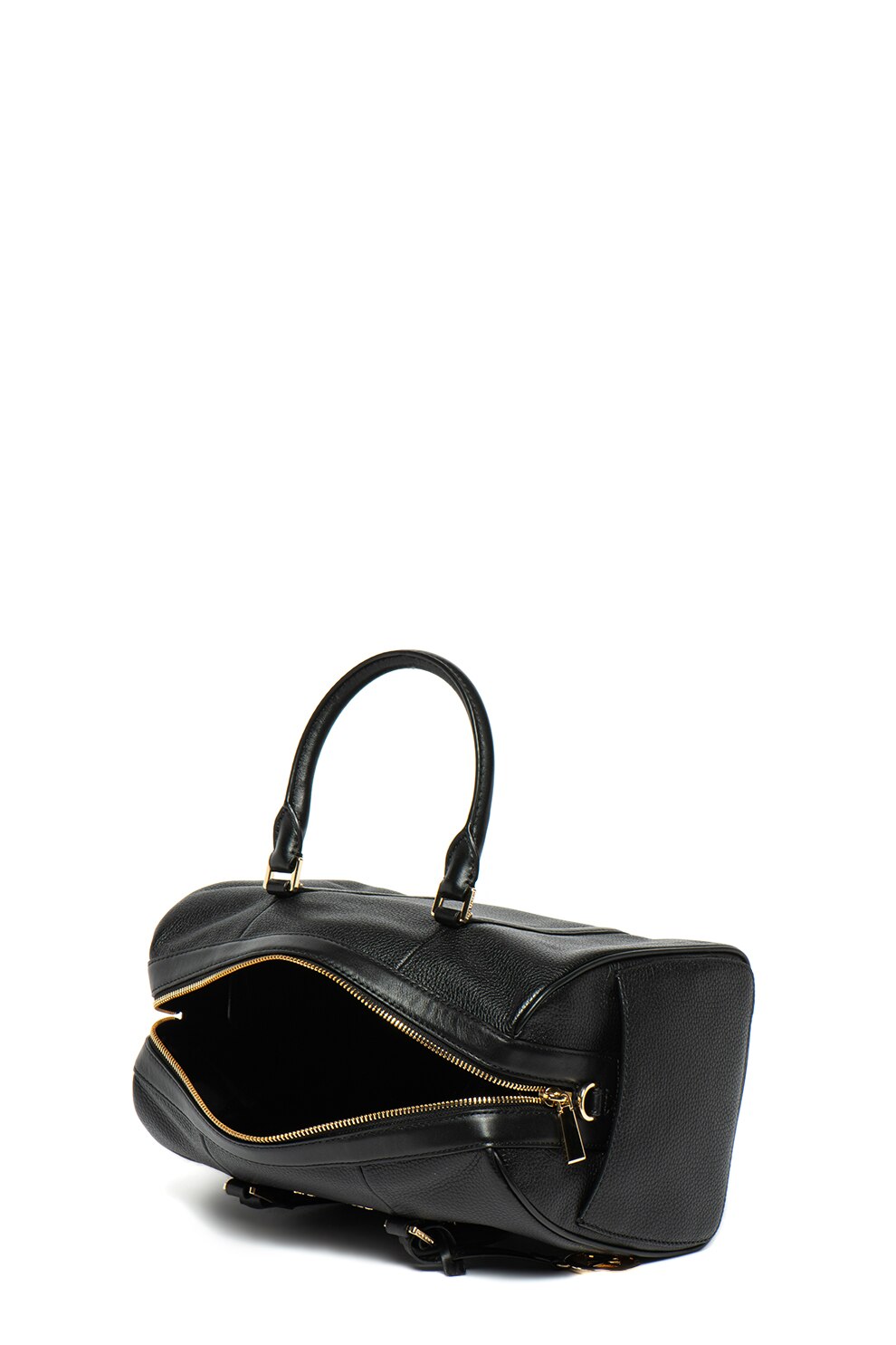 Michael Kors, Geanta bowler cu accesoriu logo detasabil Bedford Legacy ...