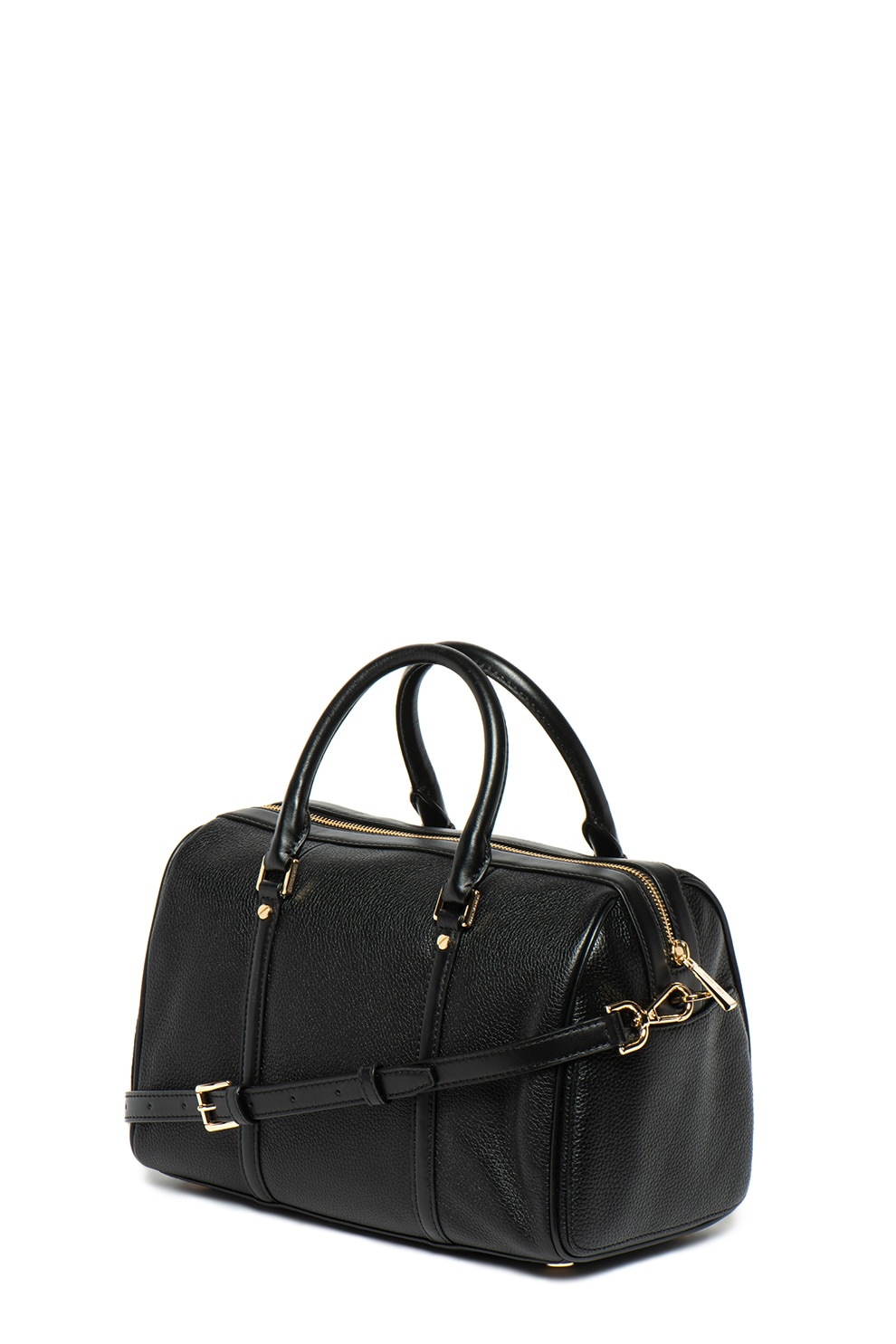 Michael Kors, Geanta bowler cu accesoriu logo detasabil Bedford Legacy ...