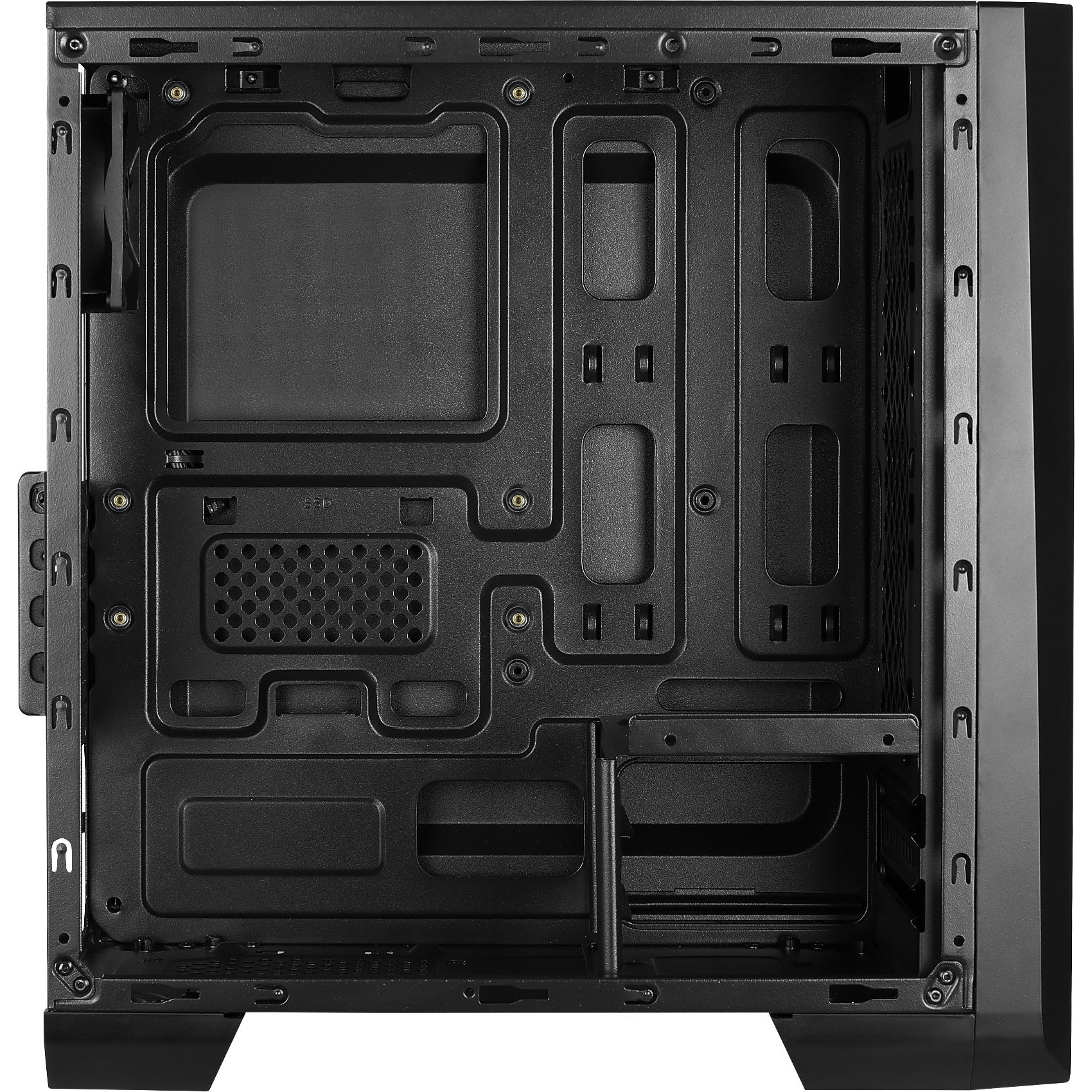 Carcasa computer AeroCool Cylon Mini RGB, Negru, Mini Tower - eMAG.ro